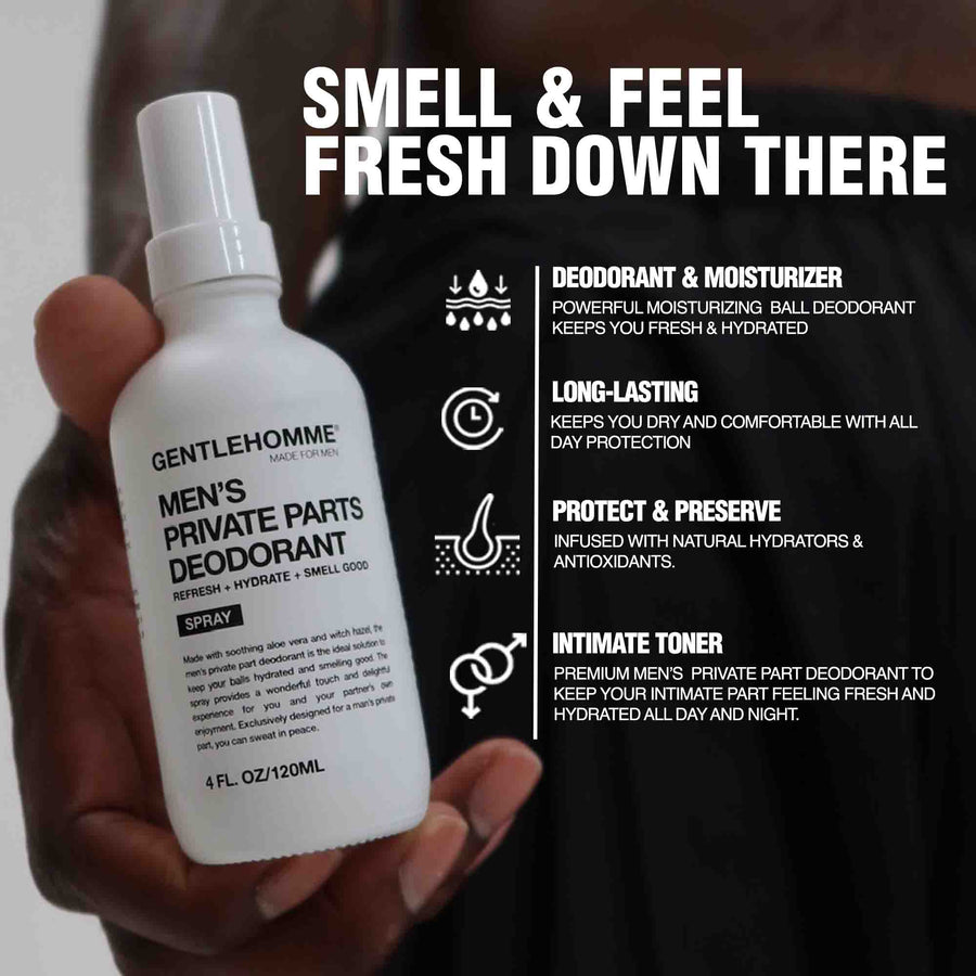 Gentlehomme Men's Private Parts Deodorant | Balls Toner